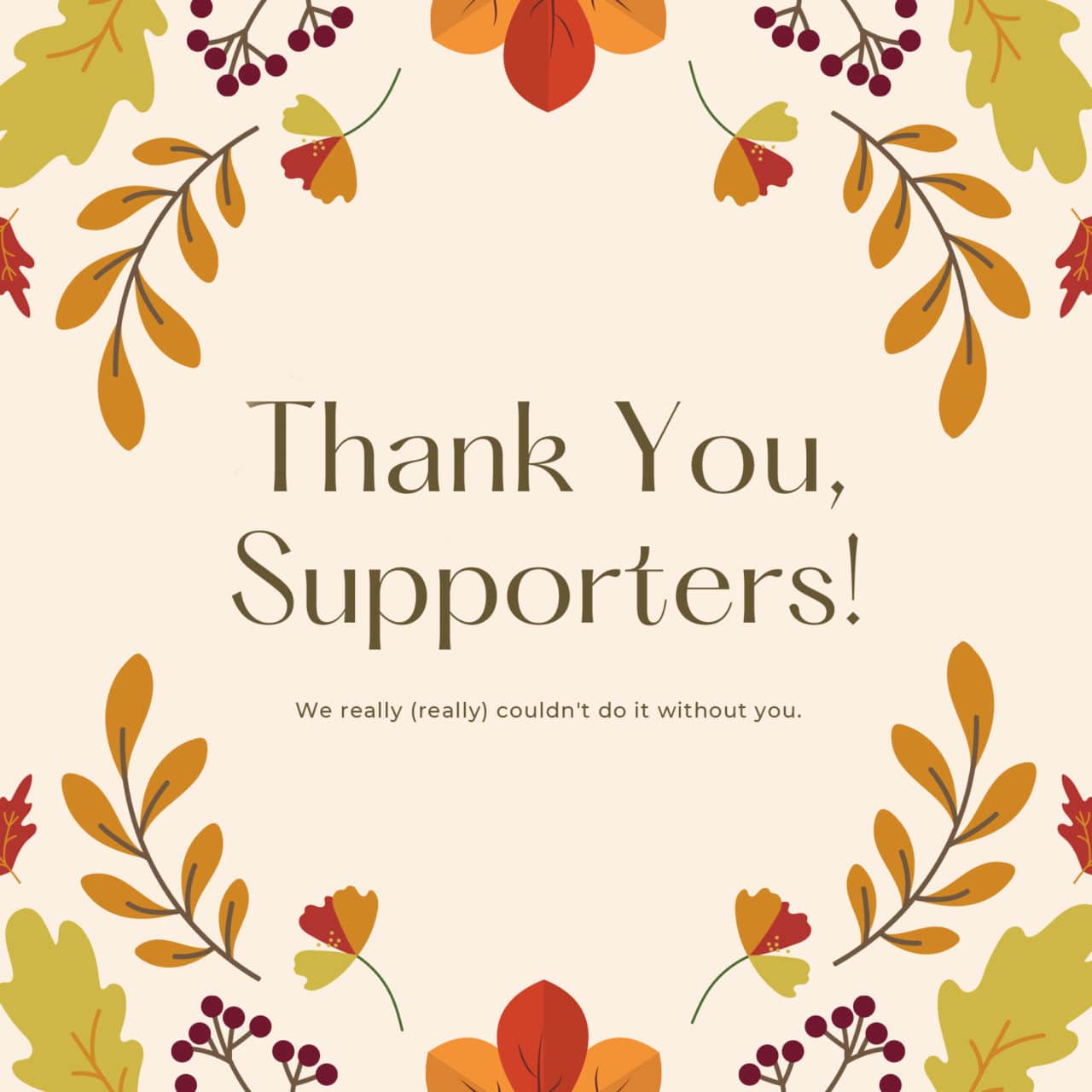 Thank you to our supporters! - Adventure Specialties Trust