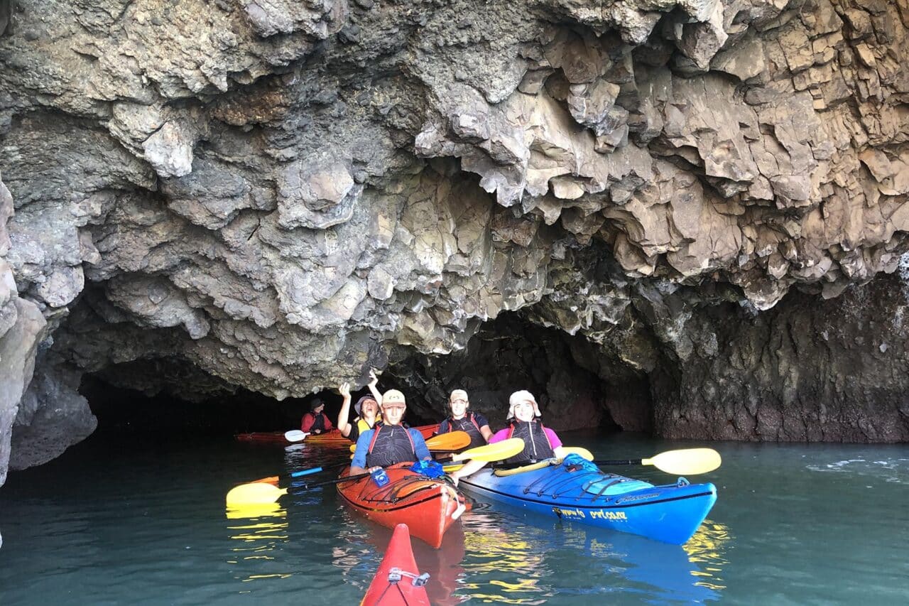 Sea kayak with Rangiora College - Adventure Specialties Trust